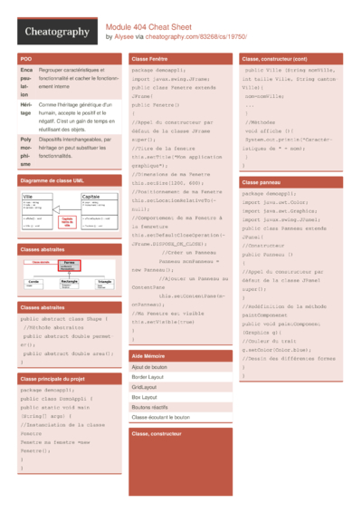 3 Epsic Cheat Sheets - Cheatography.com: Cheat Sheets For Every Occasion