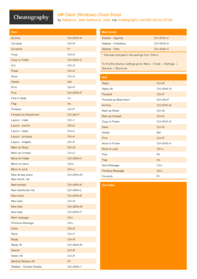 168 Windows Cheat Sheets - Cheatography.com: Cheat Sheets For Every 
