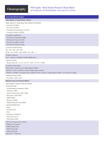 2139 Education Cheat Sheets - Cheatography.com: Cheat Sheets For Every ...