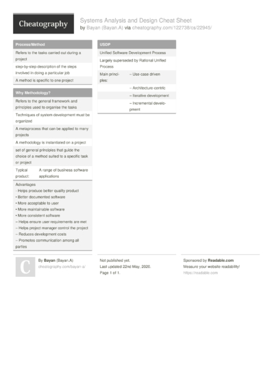 41 Design Cheat Sheets - Cheatography.com: Cheat Sheets For Every Occasion