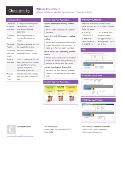 27 Analysis Cheat Sheets - Cheatography.com: Cheat Sheets For Every ...