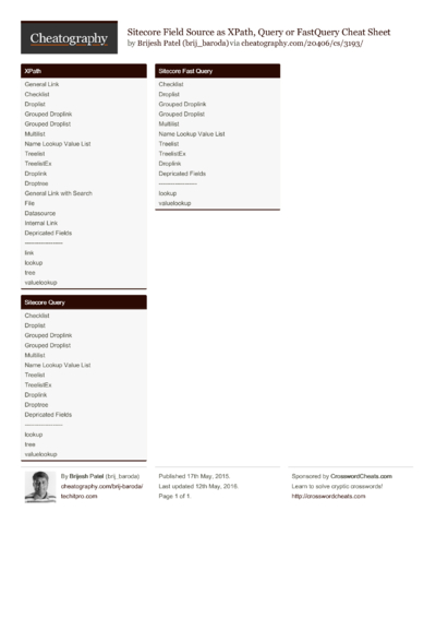 Xpath Cheat Sheet