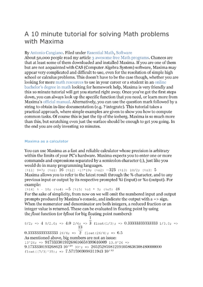 Cheat Sheets Matching "math" - Cheatography.com: Cheat Sheets For Every ...