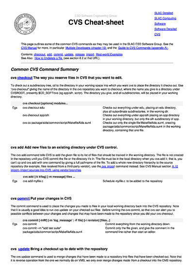 External Cheat Sheets - Cheatography.com: Cheat Sheets For Every Occasion