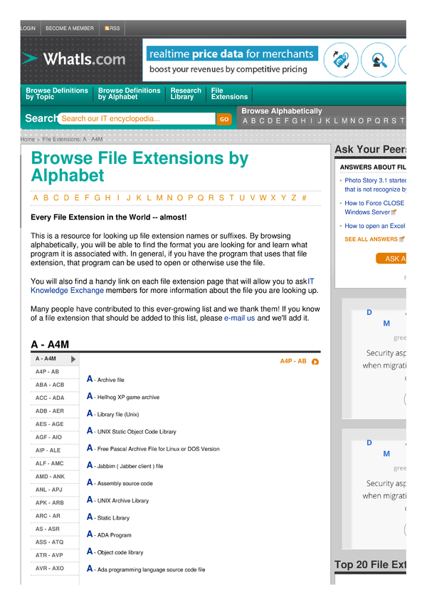 Every File Extension In The World Cheat Sheet By Cheatography Download Free From Cheatography