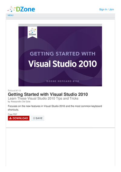 External Cheat Sheets by Alessandro Del Sole - Cheatography.com: Cheat ...