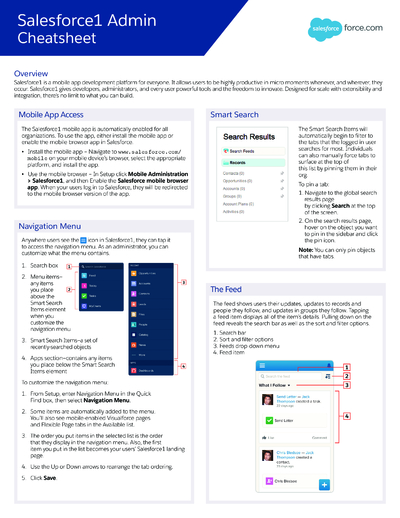 External Cheat Sheets by Salesforce - Cheatography.com: Cheat Sheets For Every Occasion