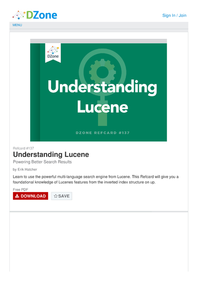 Lucene Query Syntax Cheat Sheet by sudhirdaruwala - Download free from ... Lucene Query Syntax Cheat Sheet by sudhirdaruwala - Download free from ...