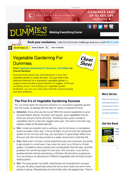 External Cheat Sheets by For Dummies - Cheatography.com: Cheat Sheets For Every Occasion