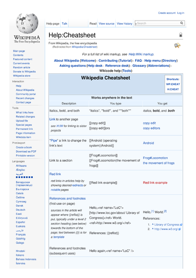 External Cheat Sheets - Cheatography.com: Cheat Sheets For Every Occasion