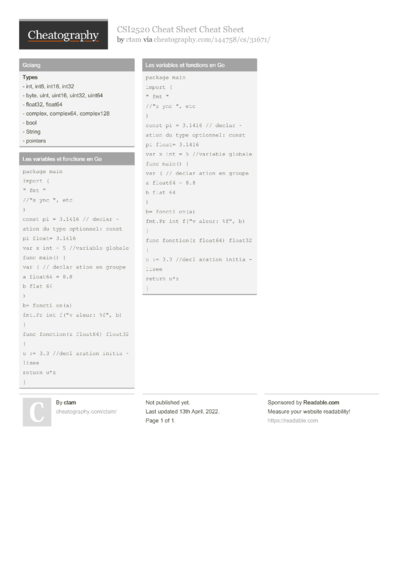 1 Prolog Cheat Sheet - Cheatography.com: Cheat Sheets For Every Occasion