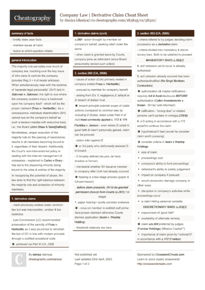 2601 Education Cheat Sheets - Cheatography.com: Cheat Sheets For Every ...
