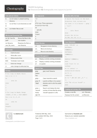 Jupyter Notebook Keyboard Shortcuts by datamansam - Download free from Cheatography ...