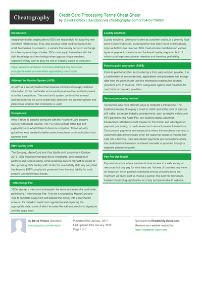 Accounting Balance Sheet Terms Cheat Sheet by Davidpol - Download free ...