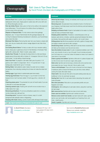 Healthcare: Infection Control Cheat Sheet by Davidpol - Download free ...