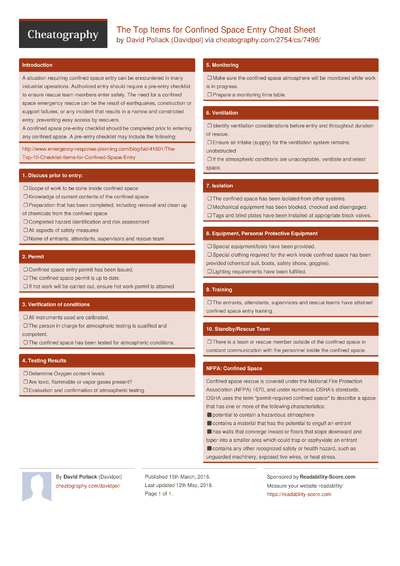 Osha 30 Cheat Sheet – NBKomputer