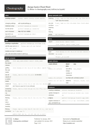 Cheat Sheets Matching Python Cheat Sheets For Every Occasion 