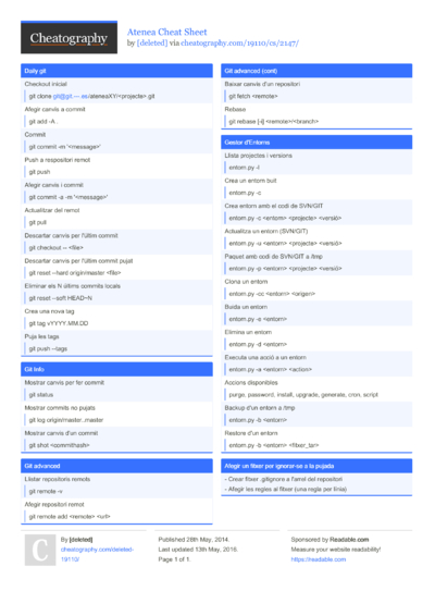 Cheat Sheets Matching "sparx reader cheat" - Cheatography.com: Cheat Sheets For Every Occasion