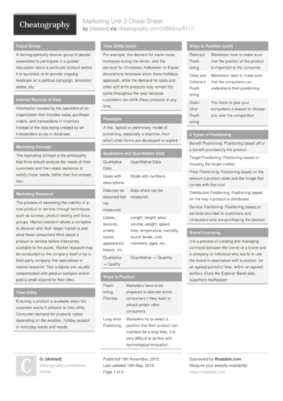 Cheat Sheets Matching "sparx reader cheat" - Cheatography.com: Cheat Sheets For Every Occasion