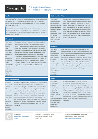 3 Buddhism Cheat Sheets - Cheatography.com: Cheat Sheets For Every Occasion