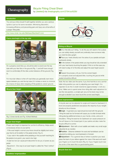 10 Fitness Cheat Sheets - Cheatography.com: Cheat Sheets For Every Occasion