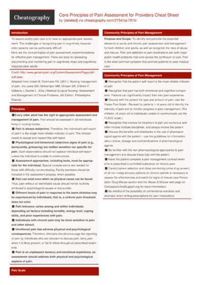 15 Cognitive Cheat Sheets - Cheatography.com: Cheat Sheets For Every ...