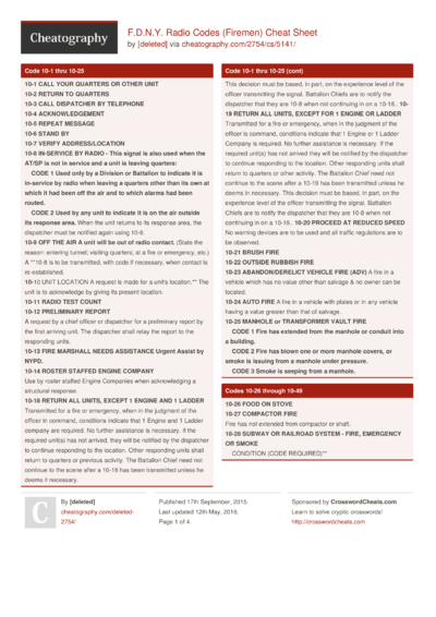 18 Fire Cheat Sheets - Cheatography.com: Cheat Sheets For Every Occasion