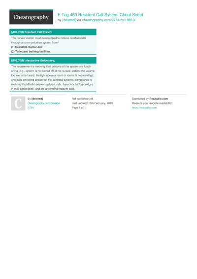 56 Snf Cheat Sheets - Cheatography.com: Cheat Sheets For Every Occasion