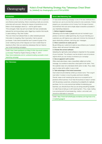 20 Email Cheat Sheets - Cheatography.com: Cheat Sheets For Every Occasion