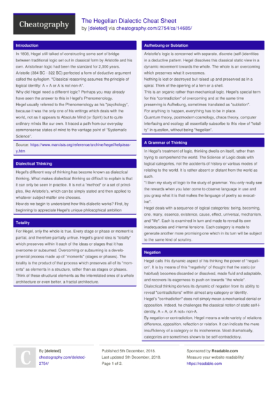16 Philosophy Cheat Sheets - Cheatography.com: Cheat Sheets For Every Occasion