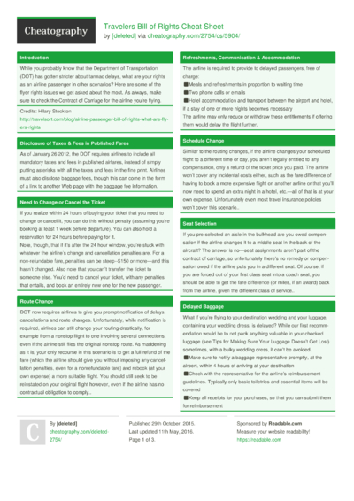 16 Bill Cheat Sheets - Cheatography.com: Cheat Sheets For Every Occasion
