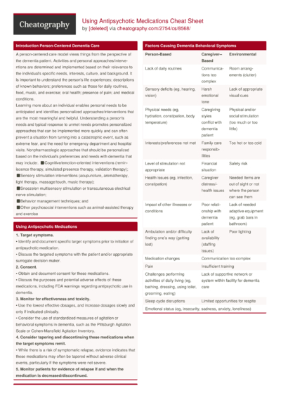 300 Medical Cheat Sheets - Cheatography.com: Cheat Sheets For Every ...