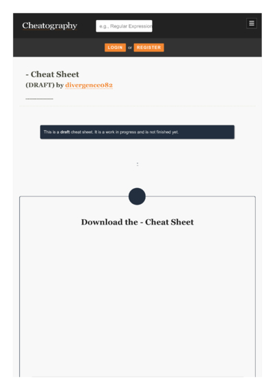 30 Aws Cheat Sheets - Cheatography.com: Cheat Sheets For Every Occasion