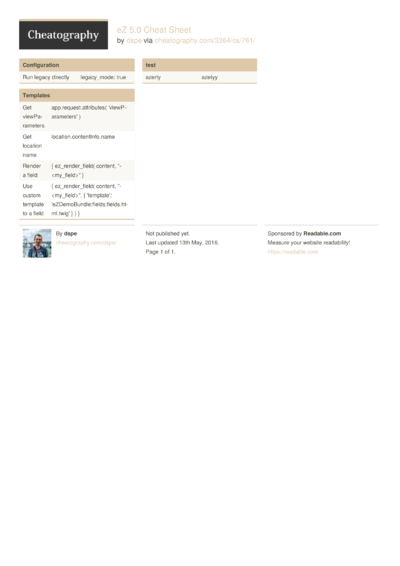 14 Cms Cheat Sheets - Cheatography.com: Cheat Sheets For Every Occasion