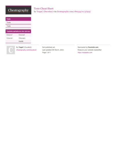 16 Electrical Cheat Sheets - Cheatography.com: Cheat Sheets For Every ...