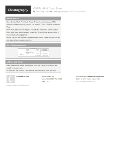 58 Cisco Cheat Sheets Cheat Sheets For Every Occasion