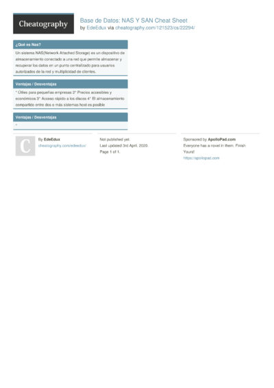 10 Dba Cheat Sheets - Cheatography.com: Cheat Sheets For Every Occasion 10 Dba Cheat Sheets - Cheatography.com: Cheat Sheets For Every Occasion