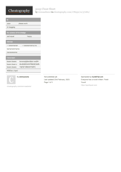 13 Anthropology Cheat Sheets - Cheatography.com: Cheat Sheets For Every ...