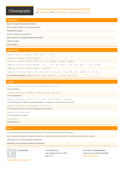 1 Temporal Cheat Sheet Cheat Sheets For Every Occasion