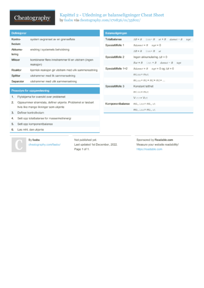 3386 Education Cheat Sheets - Cheatography.com: Cheat Sheets For Every ...