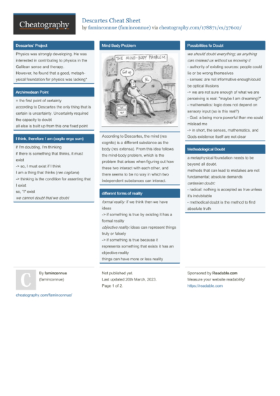 3222 Education Cheat Sheets - Cheatography.com: Cheat Sheets For Every ...