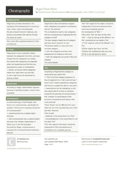 14 Logic Cheat Sheets - Cheatography.com: Cheat Sheets For Every Occasion