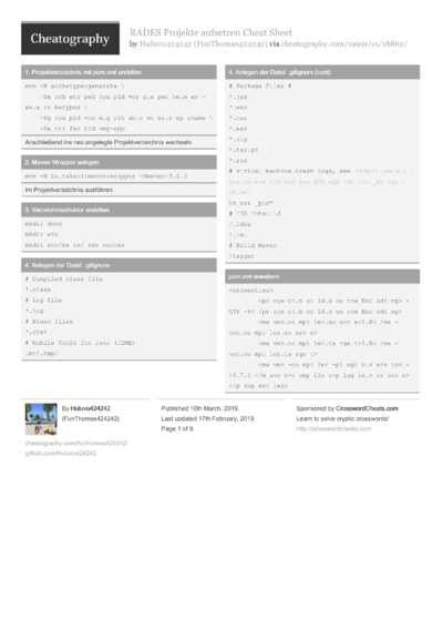 Cheat Sheets Matching "engineering" - Cheatography.com: Cheat Sheets For Every Occasion
