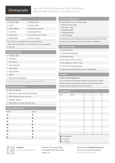 Helldivers 2 Stratagems Cheat Sheet by DaveChild - Download free from ...