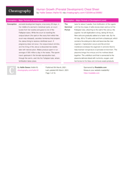 Cogn, Emot, + Soc Dev. - Infancy and Toddlerhood Cheat Sheet by ...