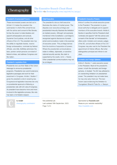 3331 Education Cheat Sheets - Cheatography.com: Cheat Sheets For Every Occasion