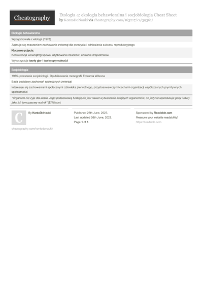 Statistics in Behavioral Sciences Cheat Sheet by Sana_H - Download free ...