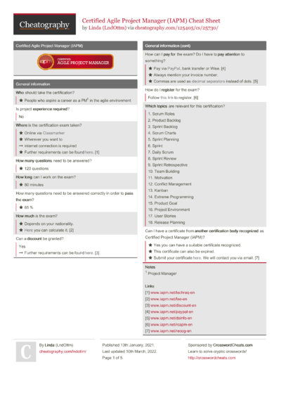 User Story cheat sheet Cheat Sheet by jorn - Download free from ...