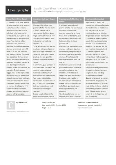 403 Games and Hobbies Cheat Sheets - Cheatography.com: Cheat Sheets For ...