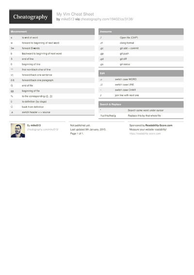 1239 Software Cheat Sheets - Cheatography.com: Cheat Sheets For Every ...